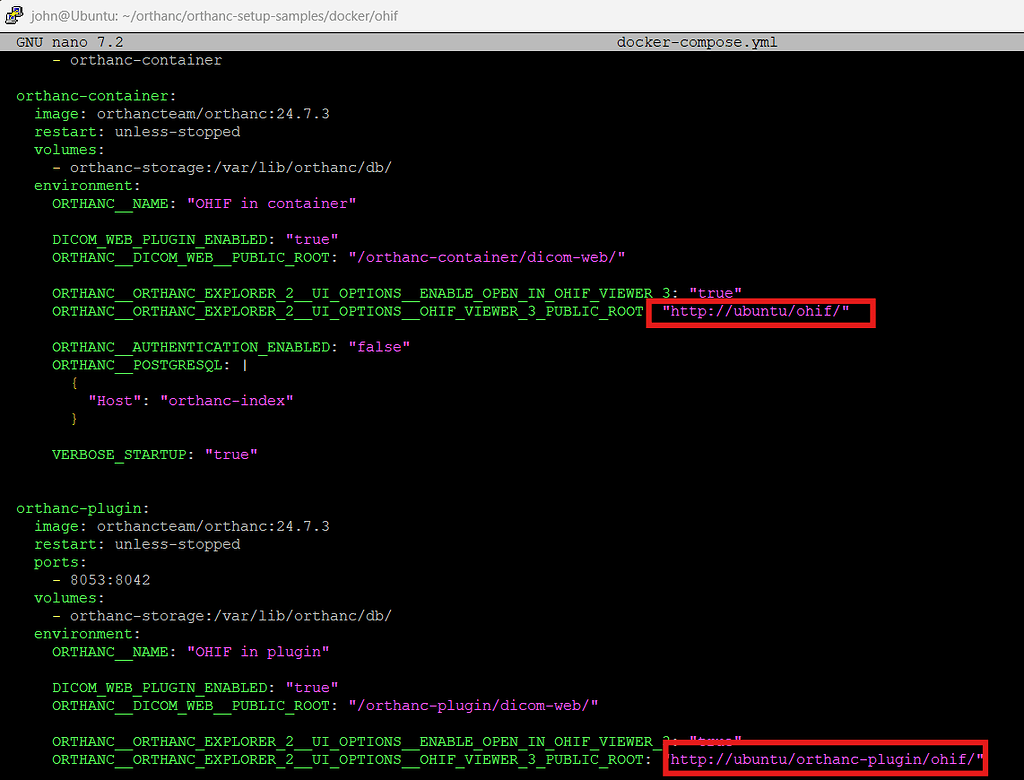 How to install ORTHANC with OHIF viewer on docker - ORTHANC - Open Integrator Community
