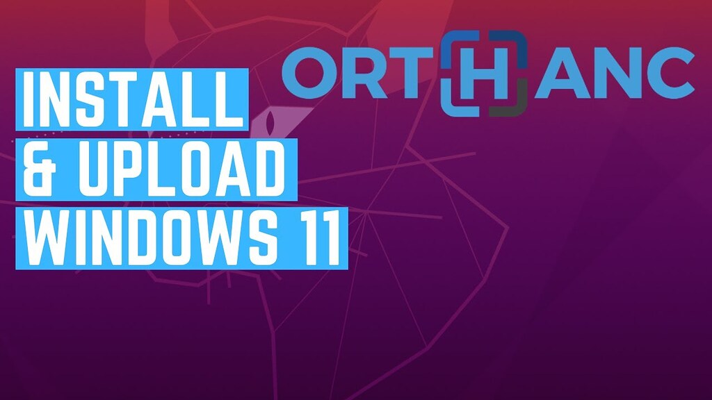 How to Install ORTHANC on Windows 11 - ORTHANC - Open Integrator Community