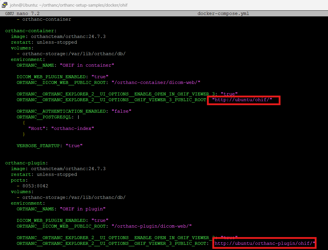 How to install ORTHANC with OHIF viewer on docker - ORTHANC - Open Integrator Community